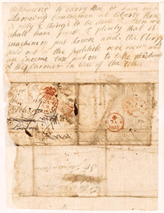 ‘Swing Riots letter’, 2 Dec 1830 (Goodwood Mss 1446 fA18) – West Sussex ...