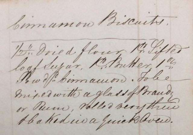 Historic baking – 19th century cinnamon biscuits – West Sussex Record ...