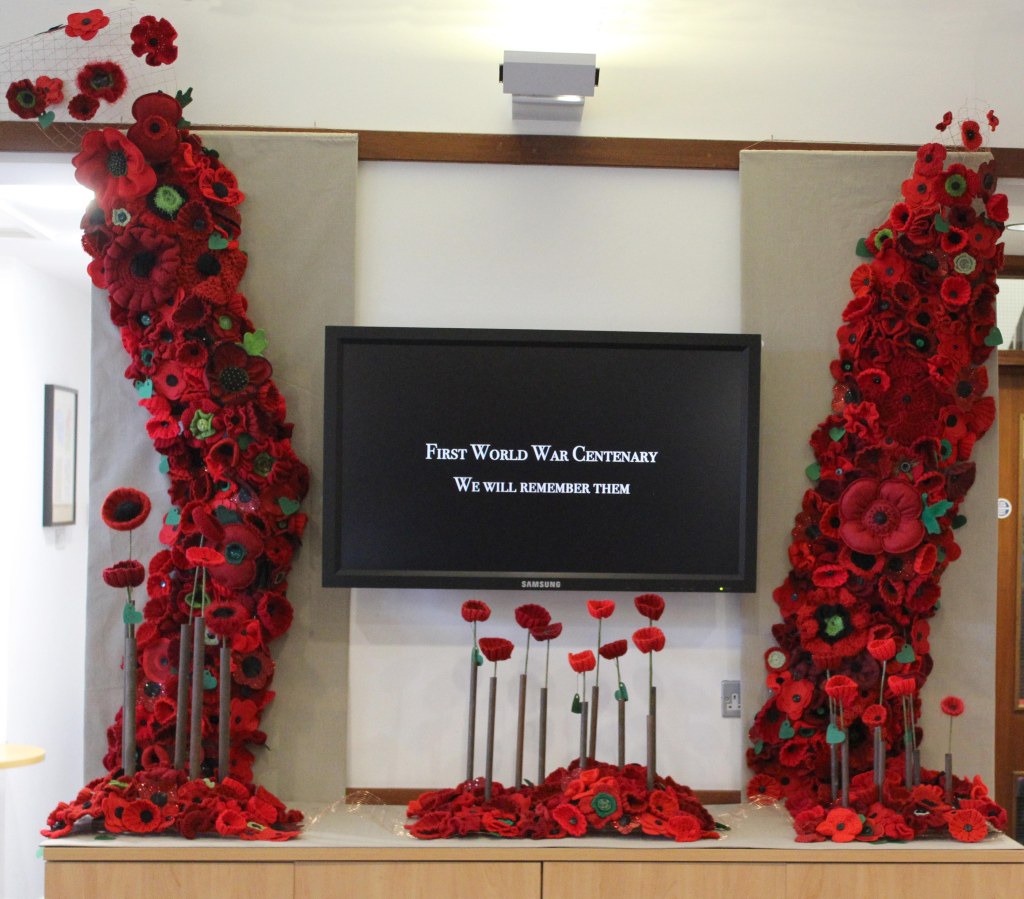 First World War Centenary Poppy Display – West Sussex Record Office