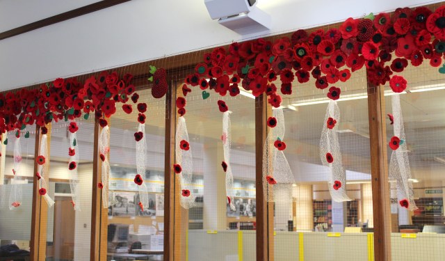 First World War Centenary Poppy Display – West Sussex Record Office