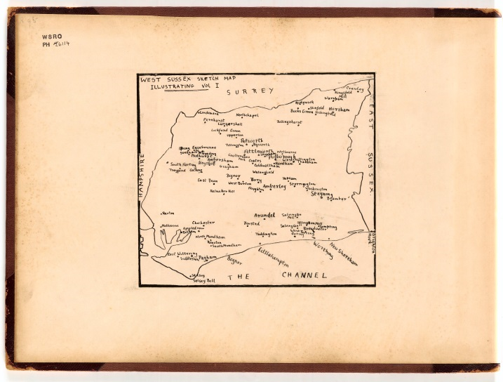 PH 26114 – Volume I, sketch map – West Sussex Record Office