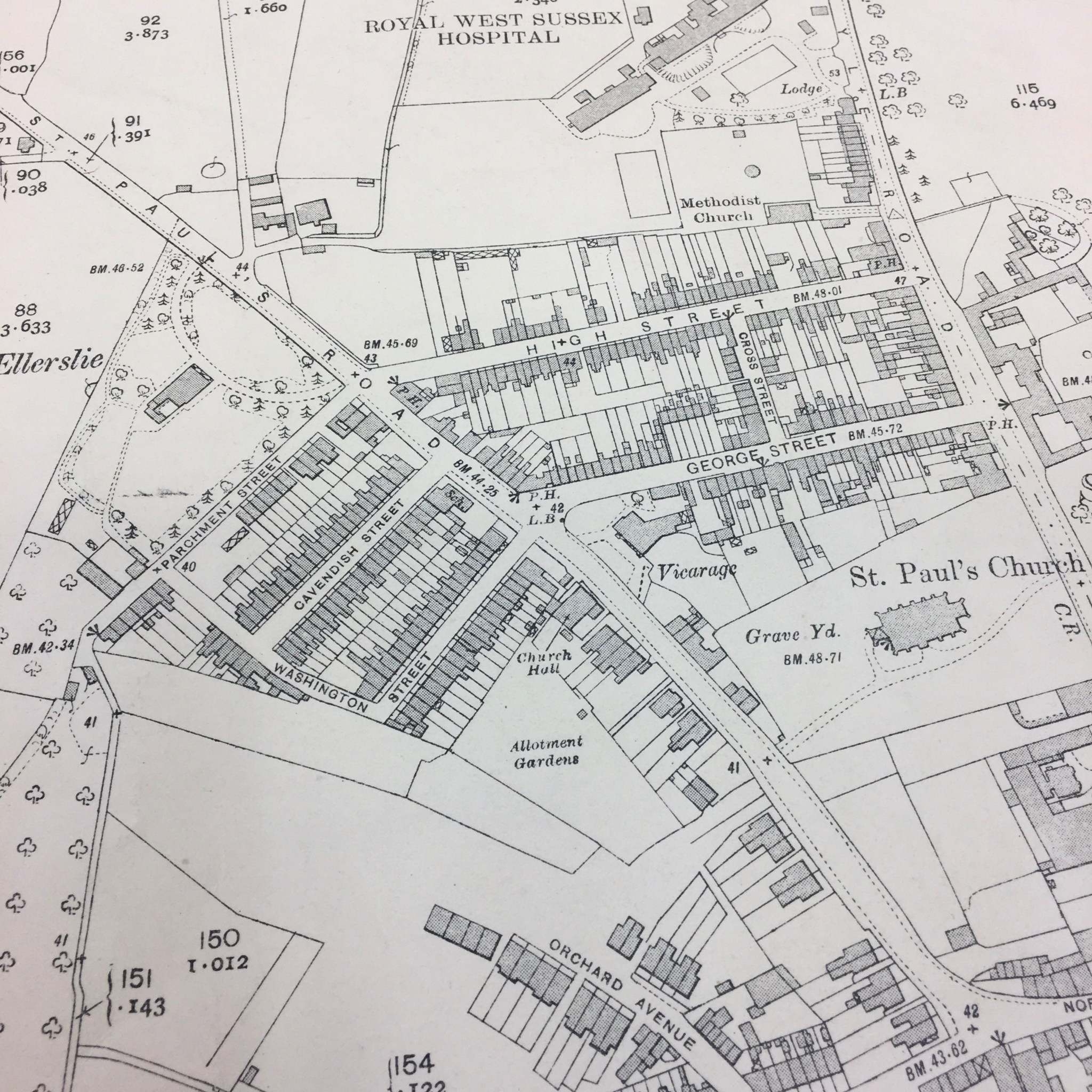 A Brief History of Cavendish Street – using maps – West Sussex Record ...