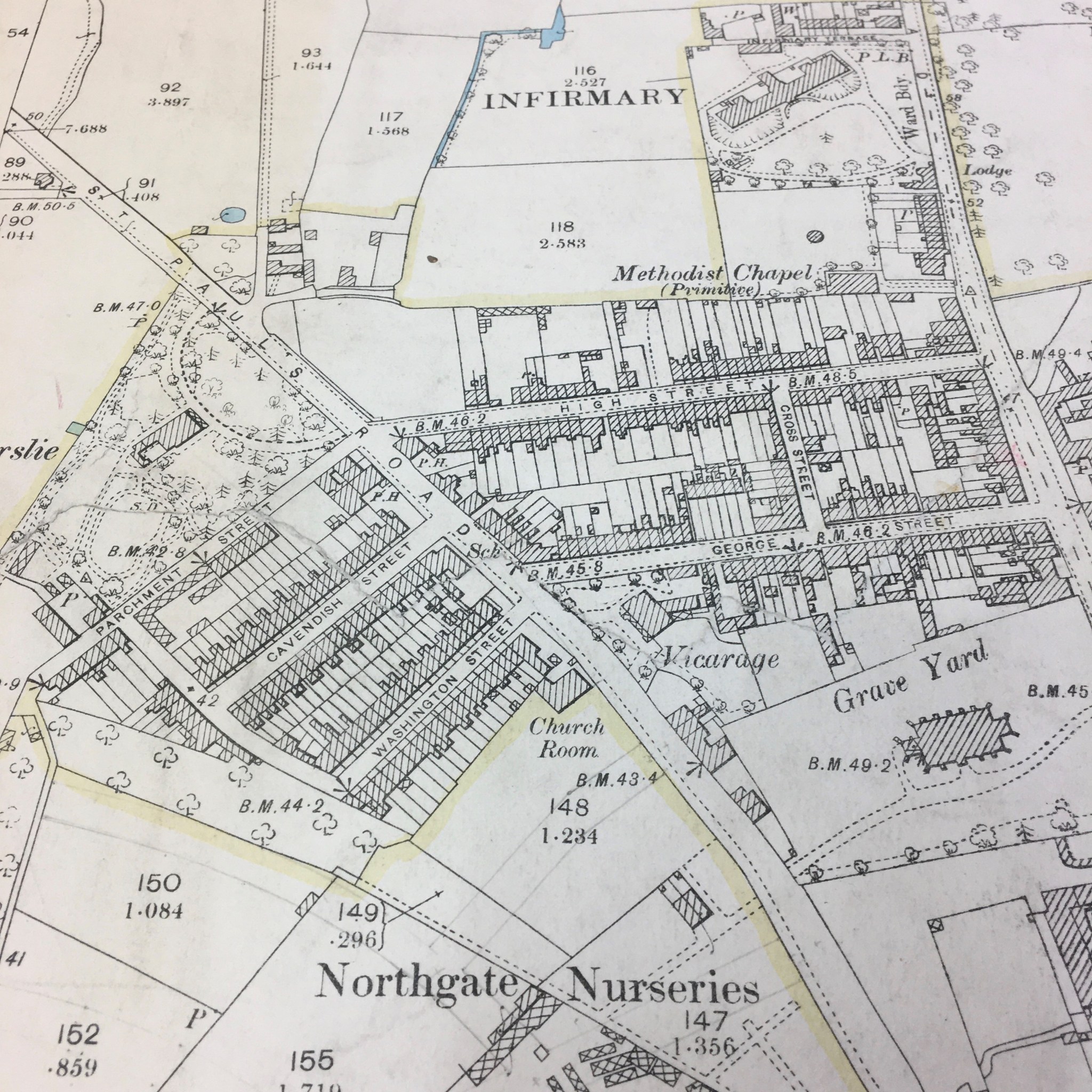 A Brief History of Cavendish Street – using maps – West Sussex Record ...